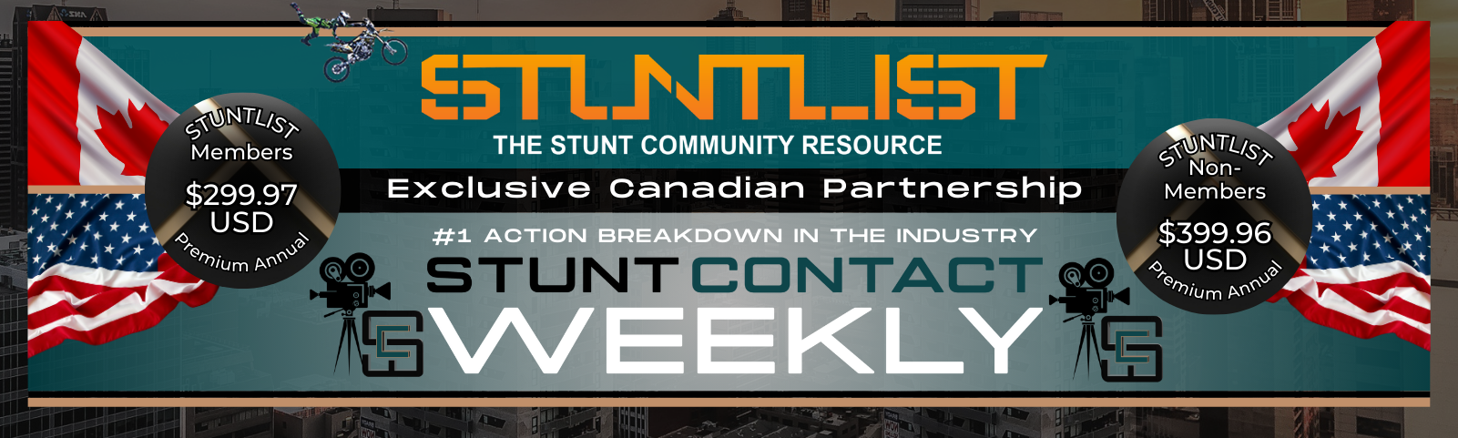 Canada's Home for Stunt Performers | StuntList