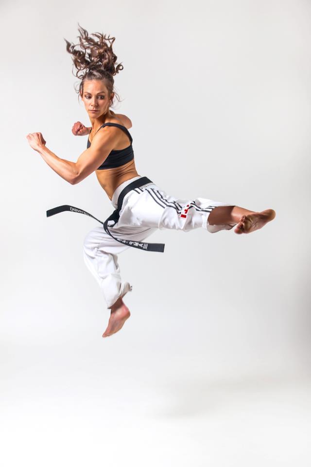 jump spin back kick | StuntList